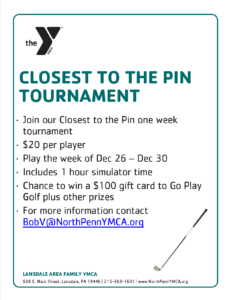 Closest to the Pin Tournament - North Penn YMCA