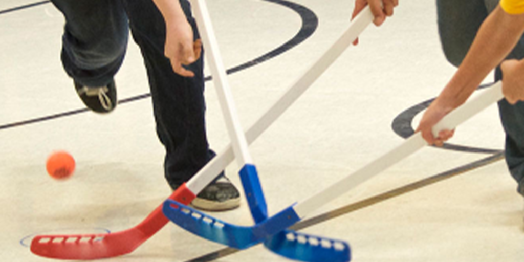 Floor Hockey at North Penn YMCA